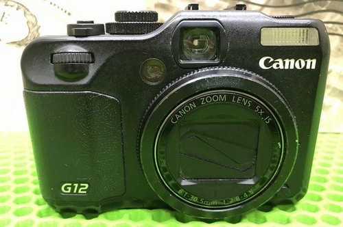 Продвинутая компактная камера Canon PowerShot G12