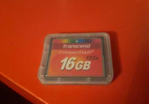 Карта памяти Transcend CompactFlash 16Gb