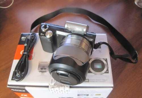 Sony Nex 5, объектив 18-55mm, сумка для фото