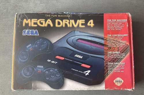 Игровая приставка Sega Mega Drive + картриджи