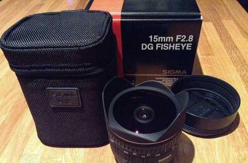 Объектив Sigma AF 15mm F2.8 EX DG for Canon