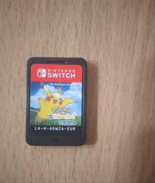 Игра Pokemon let's go pikachu