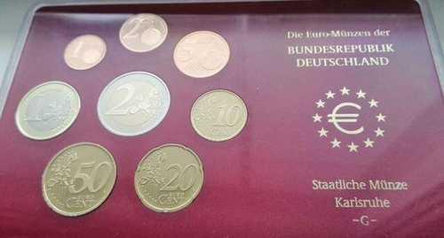 Годовой набор монет евро Германия 2003