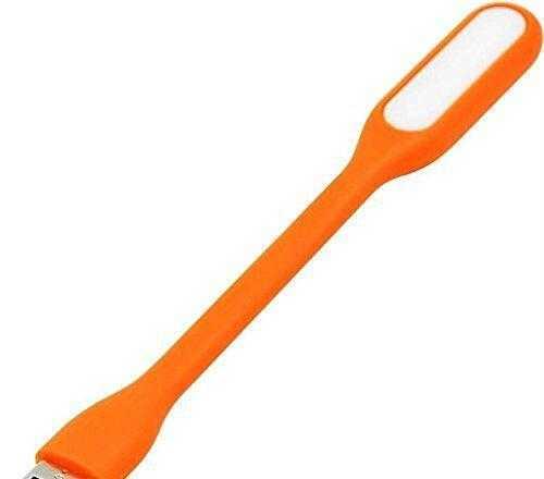 Новый гибкий USB-светильник оранжевого цвета