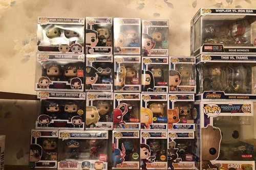 Funko pop Marvel and ST Exclusive