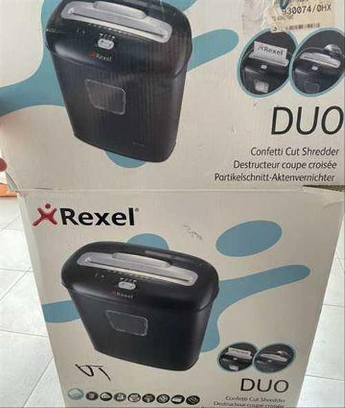 Уничтожитель бумаг rexel duo