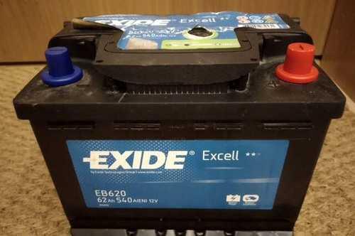 Автомобильный аккумулятор Exide EB620 62Ач 540А