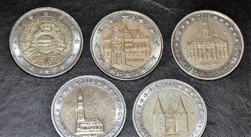Юбилейные монеты 2 евро