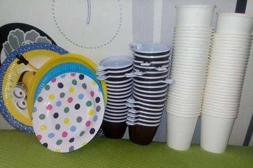 Набор одноразовой посуды | Festima.Ru - Мониторинг объявлений