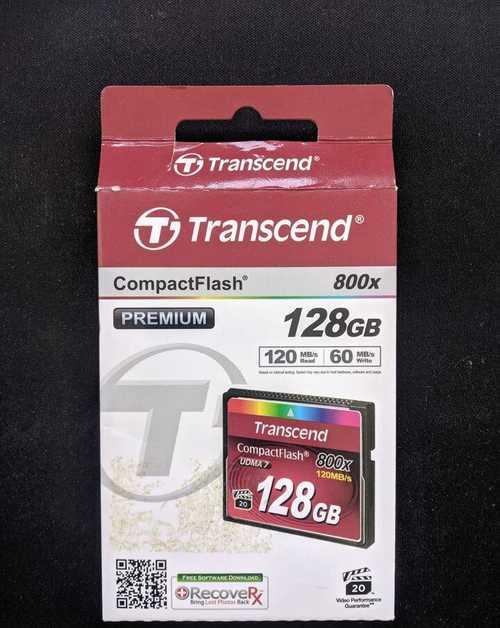 Карта памяти transcend 128gb