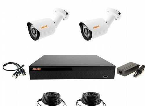 Готовый комплект видеонаблюдения carcam video KIT-6 2 камеры