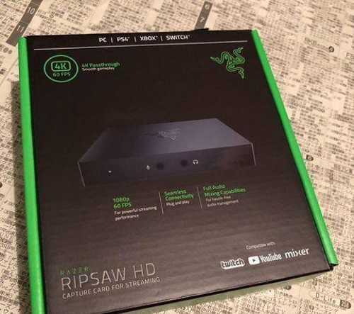 Razer ripsaw HD USB-карта видеозахвата