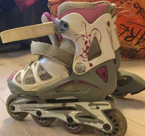 Ролики Rollerblade, раздвижные для девочки