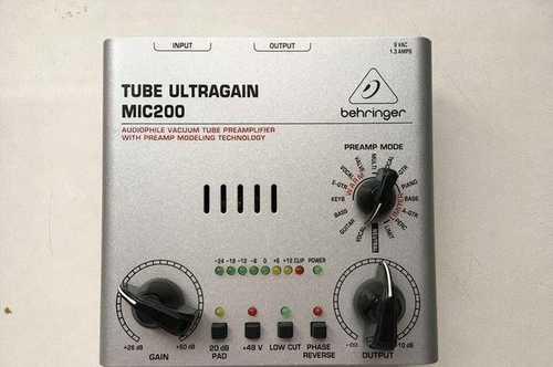 Behringer MIC200 Tube UltraGain