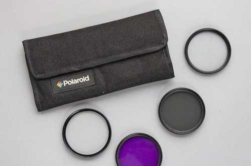 Набор фильтров в чехле Polaroid 52-55мм бу