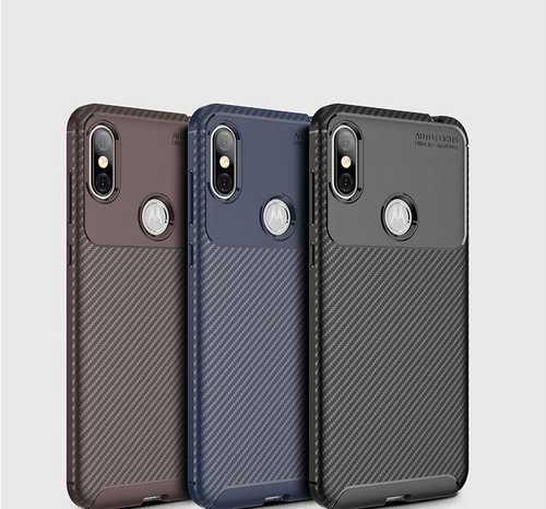 Чехол Carbon Fiber для Motorola One / One Power