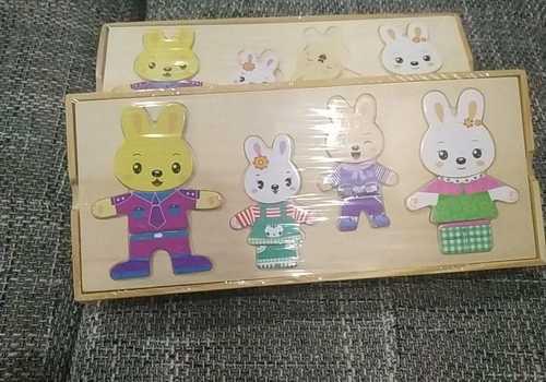 Деревянная игрушка пазл вкладыш