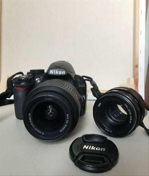 Зеркальный фотоаппарат NikonD3100+ защитная сумка+