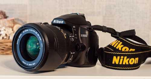 Зеркальный фотоаппарат Nikon d3000 без объектива