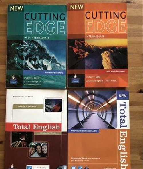 Учебники по английскому языку Cutting edge и Total