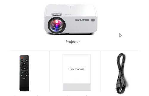 Byintek C600 мини-проектор hd 1280х720