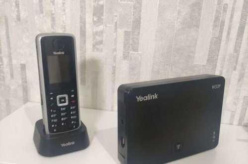 SIP) Телефоны VoIP Yealink W52P черный (комплект)