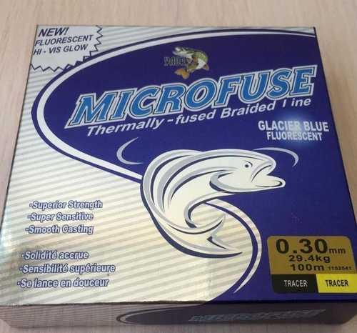 Леска плетенка 4 жильная Microfuse 100м 0.30мм