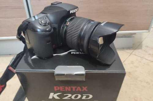 Зеркальный фотоаппарат Pentax K20D + объектив Pent