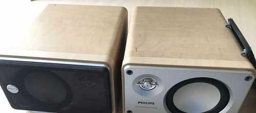 Стильные двухполосные колонки 100Вт Philips MCD370