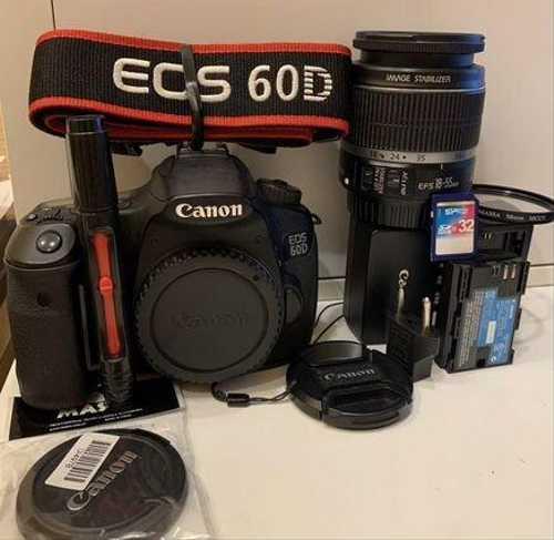 Canon eos 60D kit 18-55mm 26743 пробег