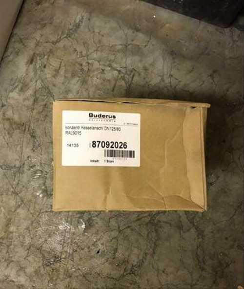 Накладка D80/125 мм., Buderus, полипропилен, для к