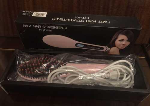 Расческа-выпрямитель fast hair straightener hqt-90