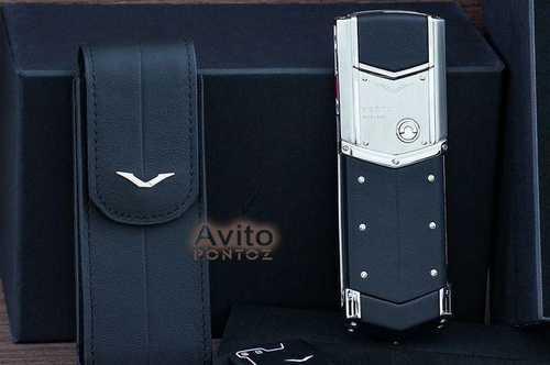 Vertu S Design стальной + чехол