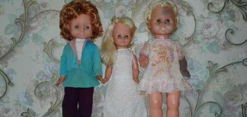 Три куклы времен СССР