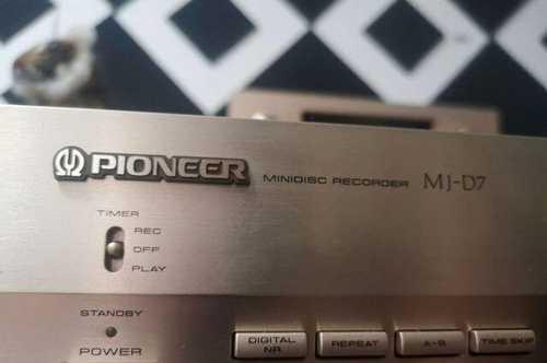 Pioneer MJ-D7 мд дека топ + пульт как новая