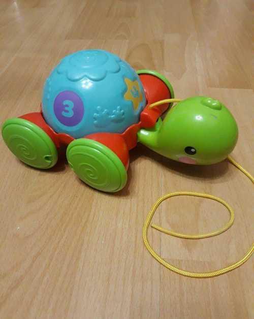 Каталка-игрушка Fisher-Price Черепашка (Y8652)