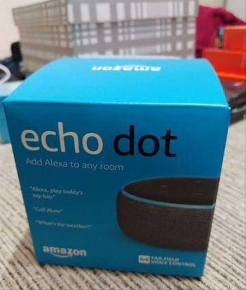 Умная колонка Amazon Echo Dot 3, Новая