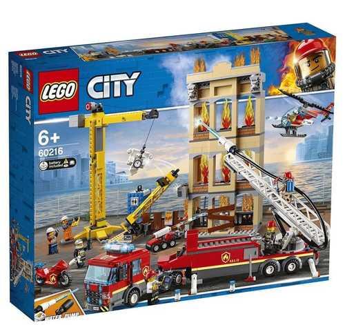 Конструктор lego City Fire Центральная пожарная ст