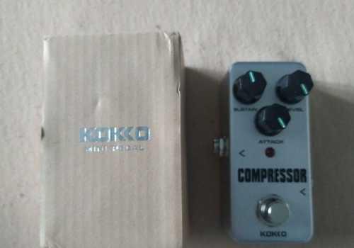 Мини гитара педаль Koko compressor