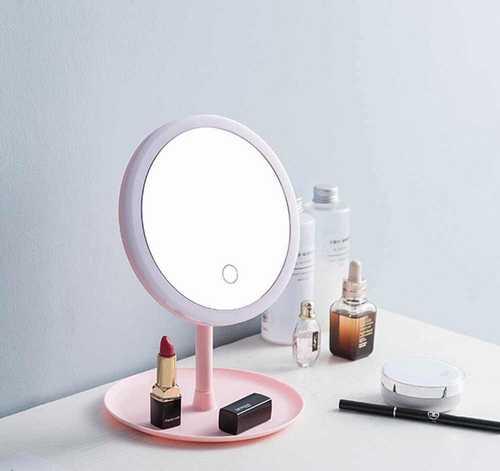 Зеркало-лампа (зеркало с подсветкой) для макияжа