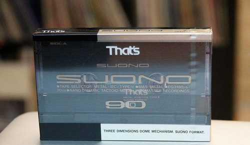 Аудиокассеты Thats Suono Metal 90