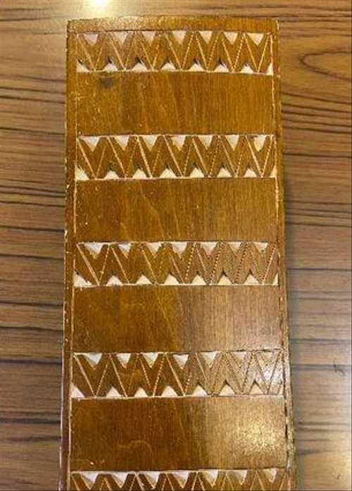 Шкатулка деревянная, резная. СССР, 1970-е гг