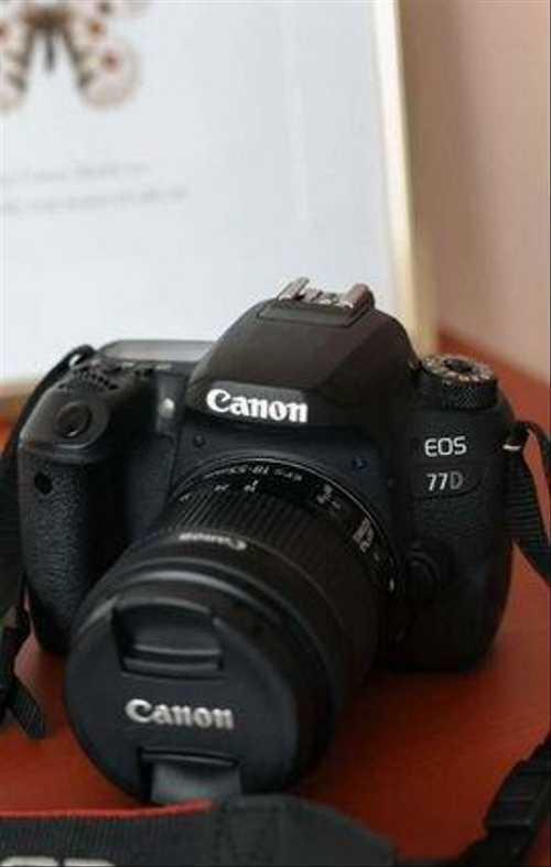 Зеркальный фотоаппарат canon eos 77d