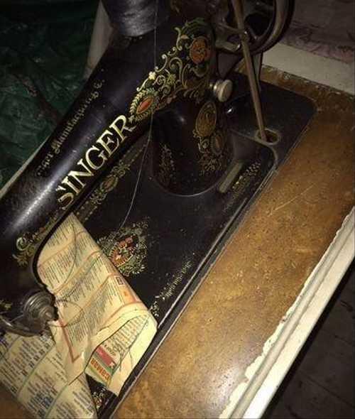 Швейная машина singer 1896 года очень редкая