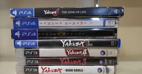 Yakuza коллекция PS3 и PS4