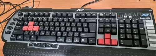 Игровая клавиатура и мышь A4tech X7