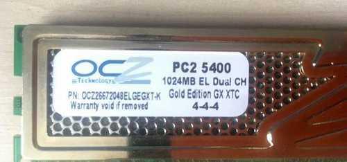 Память OCZ Gold DDR2 1GB