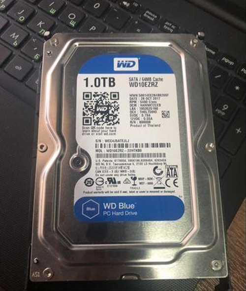 Жесткий диск wd blue 1tb. Western Digital 1 ТБ wd10juct. WD Blue 1tb озсч от ноутбука. Объем HDD 1 ТБ. Wd10ezrz купить.