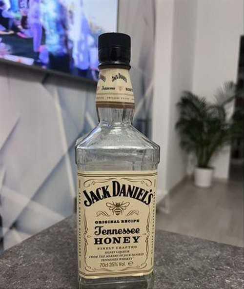 Бутылка из под виски Jack Daniels honey