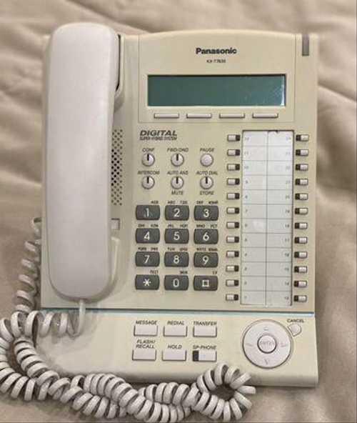 Стационарный телефон Panasonic KX-T7630